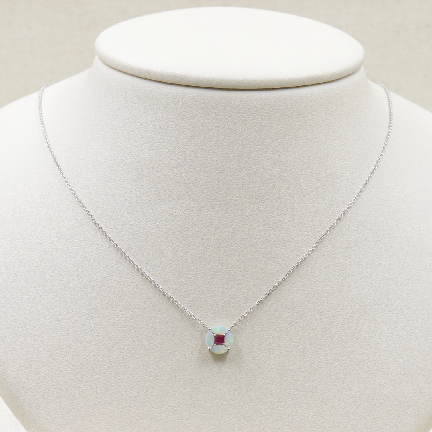 Opal and Ruby Necklace – Dianne's Jewelry