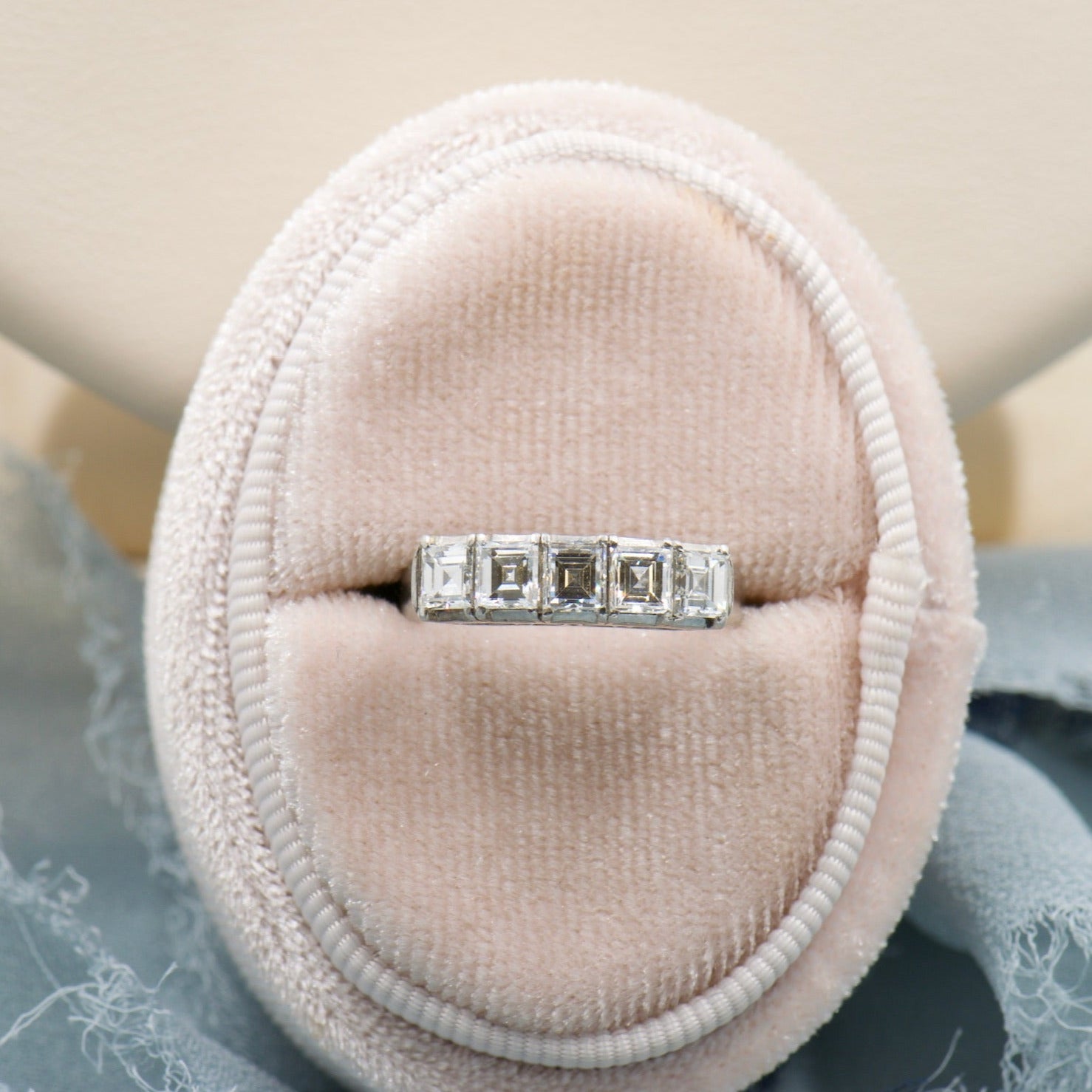 Carré Cut Diamond Band – Dianne's Jewelry